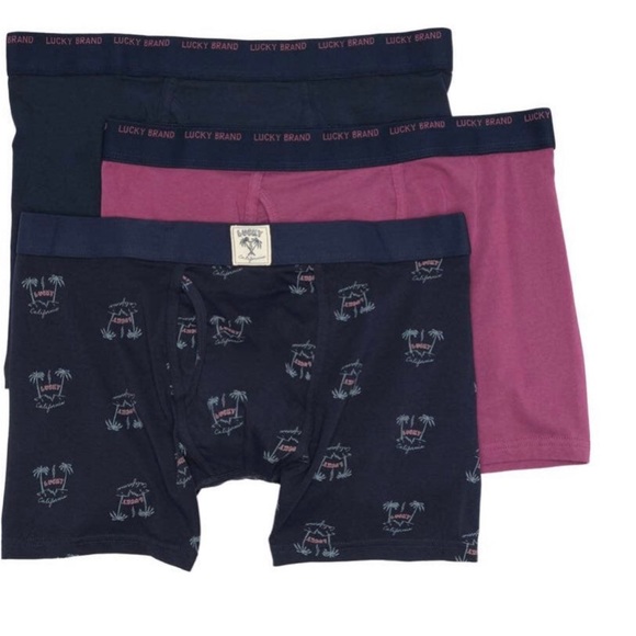 Lucky Brand | Underwear & Socks | Lucky Boxer Briefs 3 Pack Stretch ...